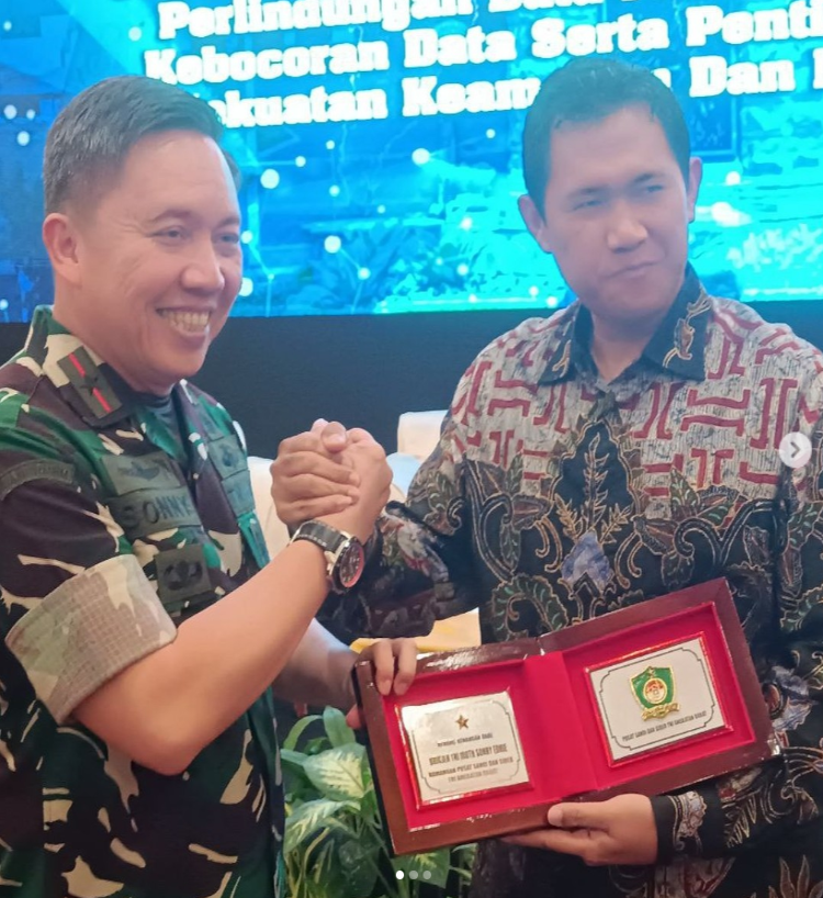 FGD Proyeksi Keamanan Informasi Pribadi yang diadakan oleh Pusat Sandi dan Siber TNI Angkatan ...